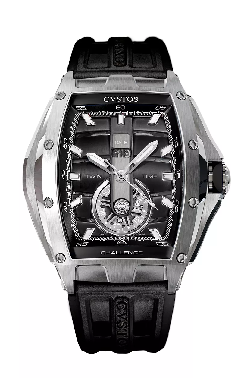 Twin-Time Steel Nardo Dial Watch | Cvstos
